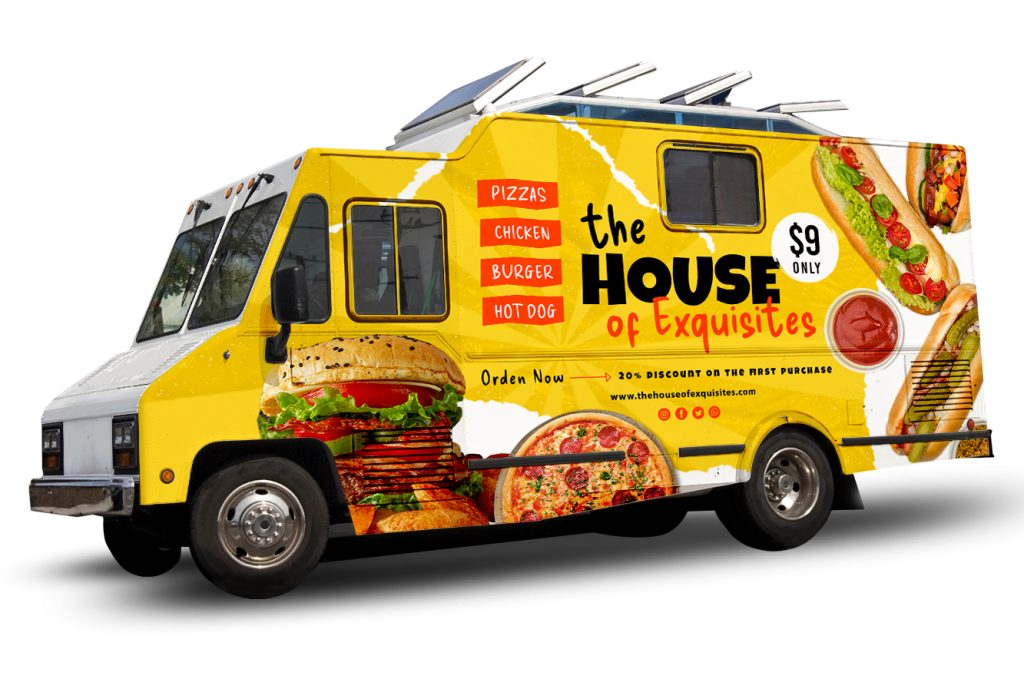 Food Cart Wraps - Tacos, Hot Dog, Lunch Wagons - Pixel Wraps